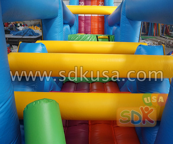 GO-162 Inflatable ninja warrior obstacle course - SDKUSA
