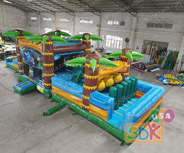 GWS-152 Ocean water obstacle course with pool - SDKUSA